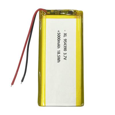 China Factory Direct Supply 954390 3.7V 5000mAh Full Capacity Lithium Polymer Battery for Electronic Equipment for sale