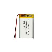 China Rechargeable 3.7V 503048 750mAh Li-ion Polymer Battery for Smart Wearables and Small Electronic Devices for sale