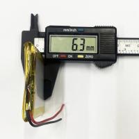 China 655063 Lithium Polymer Battery 3.7V 3000mAh Rechargeable Soft Pack Battery for Handheld Device for sale