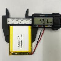 China 655063 Lithium Polymer Battery 3.7V 3000mAh Rechargeable Soft Pack Battery for Handheld Device for sale