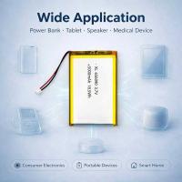 China 656090 Li-Polymer Battery 3.7V 5000mAh Rechargeable Soft Pack Lithium Battery for Power Bank for sale