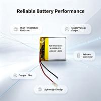 China Grade a 503030 Li-po Battery 3.7V 400mAh Wide Temperature Soft Pack Cell for Small Industrial Monitoring Equipment for sale