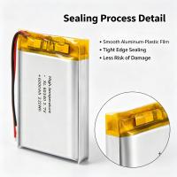 China Wholesale 603040 Li-Po Battery 3.7V 600mAh High Temperature Resistance Soft Pack Lithium Polymer Battery for sale