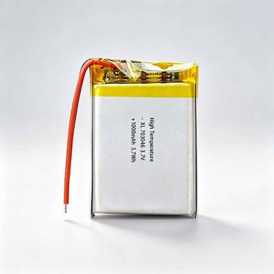 China High Temperature Resistant 703046 Lithium Polymer Battery 3.7V 1000mAh Stable Discharge Li-po Cell for Outdoor Monitor for sale