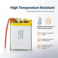 China High Temperature Resistant 703046 Lithium Polymer Battery 3.7V 1000mAh Stable Discharge Li-po Cell for Outdoor Monitor for sale
