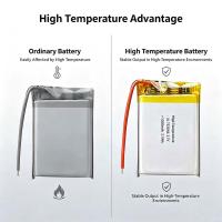 China High Temperature Resistant 703046 Lithium Polymer Battery 3.7V 1000mAh Stable Discharge Li-po Cell for Outdoor Monitor for sale