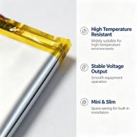 China Model 606580 3.7V 4000mAh Li-Polymer Battery for Outdoor Camping Lights Power Bank and Bluetooth Speakers for sale