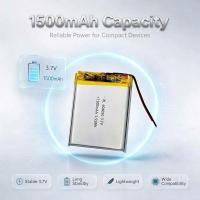 China 604050 3.7V 1500mAh  Polymer Battery 5.55Wh  Soft Pack Li-po Cell for Small Electronic Gadgets for sale