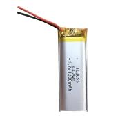 China 102055 	 Lipo Battery 3.7V 1200mAh Large Capacity Rechargeable Battery for Beauty Devices and Electric Toothbrushes for sale