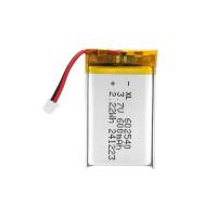 China 602540 Li-Polymer Battery 3.7V 600mAh Rechargeable Cell for Camping Lights and LED Lamps for sale