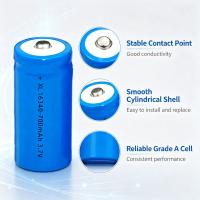 China 16340 700mAh 3.7V Li-ion Rechargeable Battery for Flashlight Laser Pointer for sale