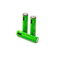 China USB Rechargeable AAA 1.5V Lithium Battery 600mAh High Capacity Long Lasting Triple a Battery for Mouse Camera Alarm Clock for sale