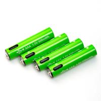 China USB Rechargeable AAA 1.5V Lithium Battery 600mAh High Capacity Long Lasting Triple a Battery for Mouse Camera Alarm Clock for sale