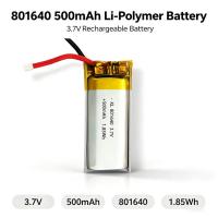 China Polymer Soft Pack NCM Lithium Battery 801640 3.7V 500mAh Suitable for E-books Smart Watches and Sterilizers. for sale