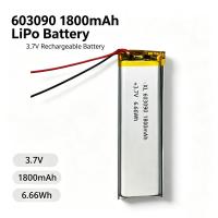 China 603090 3.7V 1800mAh 903090 3.7V 3000mAh Lithium Polymer Battery for Fingerprint Lock Walkie Talkie Smart Wearables for sale