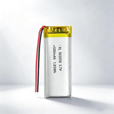 China 502050 Lithium Polymer Battery 3.7V 500mAh Pouch Cell for Reading Pens and Beauty Devices for sale