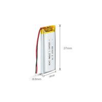 China 801437 3.7V 350mAh Lithium Battery, Suitable for Smart Watches, Wearable Devices and Electronic Equipment. for sale