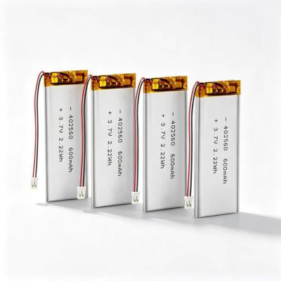 China 402560 XL 3.7V Li-Polymer Battery with PCB Connector 600mAh 4x25x60mm 1C Discharge Rate for LED Light Strips for sale