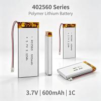 China 402560 XL 3.7V Li-Polymer Battery with PCB Connector 600mAh 4x25x60mm 1C Discharge Rate for LED Light Strips for sale