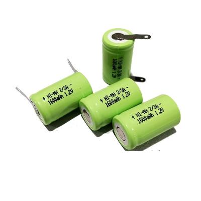 China Wholesale XL 2/3A NI-MH Rechargeable Battery 1.2V 1500mah LiCoO2 17*28mm 22g 1000 Cycles for Electric Shaver for sale
