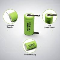 China Wholesale XL 2/3A NI-MH Rechargeable Battery 1.2V 1500mah LiCoO2 17*28mm 22g 1000 Cycles for Electric Shaver for sale