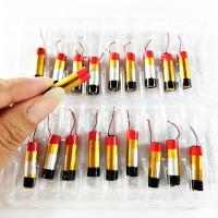 China 08170 3.7V-4.2V 80mAh Lithium Ion Battery with PCB and 2p-0.8-connector 8*19mm 1C Discharge Rate 3.5g with Nickel Tabs for sale