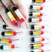 China 08170 3.7V-4.2V 80mAh Lithium Ion Battery with PCB and 2p-0.8-connector 8*19mm 1C Discharge Rate 3.5g with Nickel Tabs for sale