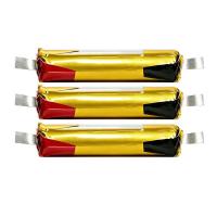 China 07250 3.7V-4.2V 80mAh Li Polymer Lithium Ion Battery 7*25mm 1C Discharge Rate 300 Cycles 3.5g with Nickel Tabs for sale