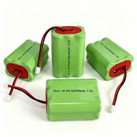 China 1.2v NI-MH AA Battery Cell 2000mah 2200mah 2400mah 2600mah 6S1P 7.2v Battery Pack with JST Connector for sale