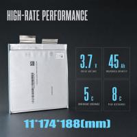 China High Quality SK 3.7v 43Ah 3000 Cycles NCM LiNiMnCoO2 Semi-Solid State High Discharge 8C Pouch Battery Cell for sale