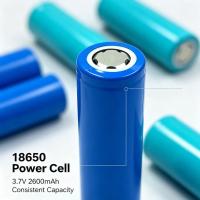 China 18650 Rechargeable Lithium Ion Battery Cell 3.7V 2600mAh 3300mAh 3500mAh Cylindrical Power Cell 500 Cycle Life for sale