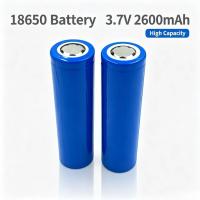 China 18650 Rechargeable Lithium Ion Battery Cell 3.7V 2600mAh 3300mAh 3500mAh Cylindrical Power Cell 500 Cycle Life for sale