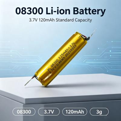China 08300 3.7V 120mAh 65500  3.7v150mAh Cylindrical  Rechargeable Li-ion Cell for Translation Pen for sale