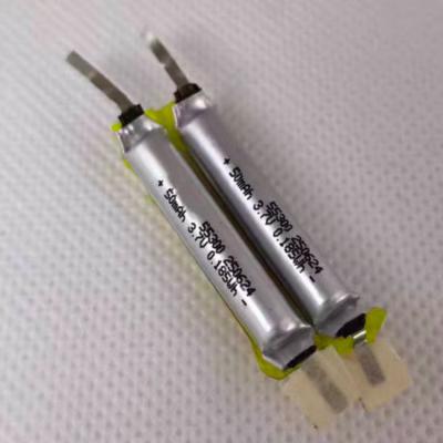 China Rechargeable 55300 Li-po Battery 3.7 Volt 50mAh Lithium Polymer Cell for Mini Electronics for sale