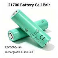 China EVE 21700 3.6V 5000mAh 16C Max Discharge Cylindrical Battery Lithium ion Battery Cell for Power Tools Energy Storage for sale