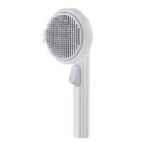 China Self Cleaning Brush Pet Grooming Tool Pumpkin Cat Hair Teeth Comb for sale