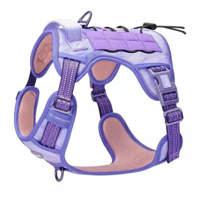 China Wholesale Manufacture K9 Reflective Comfortable Adjustable Tactical Dog Harness For Pet for sale