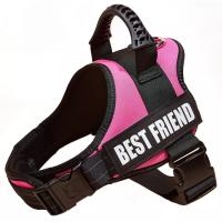China Nice Quality Hot Selling Durable Vest Style Adjustable Nylon Anti- Rushed Walking Harness For Large Dog for sale