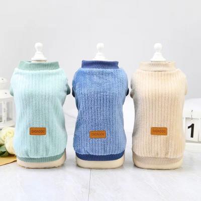 China Comfortable Clothes Warm Fleece Dog Outfit Winter Apparel For Pet Dog for sale