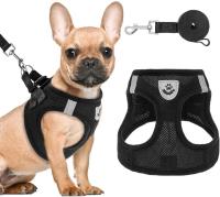 China Factory Direct Selling Adjustable Dog Vest Harness Breathable Soft Mesh Leash Set For Pet dog for sale