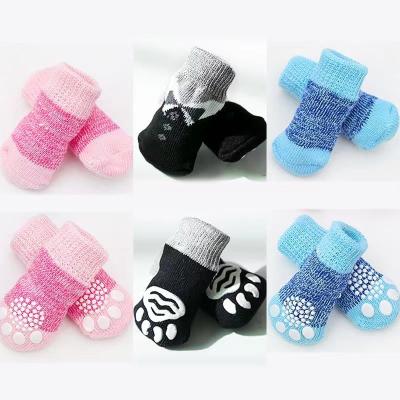 China Factory Selling Nice Quality Cute Pet Socks Multi-Pattern Dog Socks Warm Accessories For Pet Dog Cat for sale