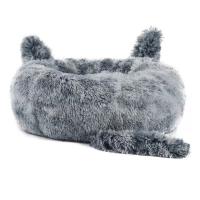China Hot Sale Colorful Lovely Rabbit Ears Warm Winter Round Pet Dog Cat Bed Sofa For Pets for sale