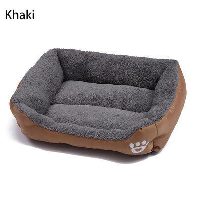 China Wholesale Customize Soft Comfortable Breathable Dog Sofa Bed Dog Nest Large Accessories Rectangle Pet Bed For Dog Cat for sale