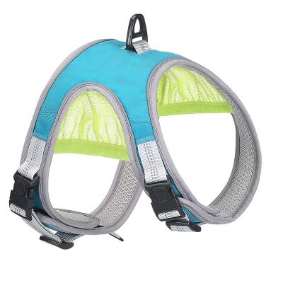 China Customized Hot selling Pet Leash Set With Reflective Strips Comfortable Breathable Harness For Pet Dog for sale