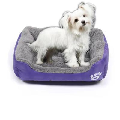 China Manufacture High Quality Large Accessories Rectangle The Soft Comfortable Pet Cat Dog Bed For Pet Animals for sale