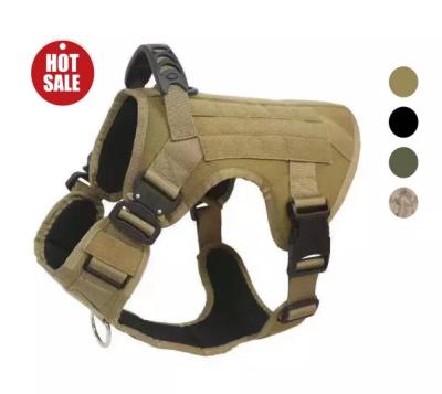 China Oem Easy Walking Training Tactical Pet Harness Adjustable Chest Dog Harness for sale