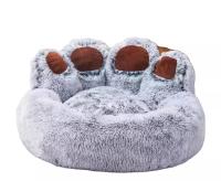 China Winter Warm Round Shape Pet Sleeping Bed Warm Dog House Cozy Nest for sale