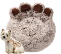 China Wholesale Factory Nigh Quality Comfortable Nest Plush Slippers Round Shape Soft Warm Small Pet Dog Cat Bed for sale