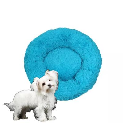 China Wholesale Hot Sale 65*70*5cm Luxury Modern Comfortable Soft Plush Warm Pet Bed Cushion Sofa Round Cat Dog Bed for sale