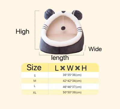 China Pet Bed Wholesale Nice Quality Removable Washable Cartoon Style for sale
